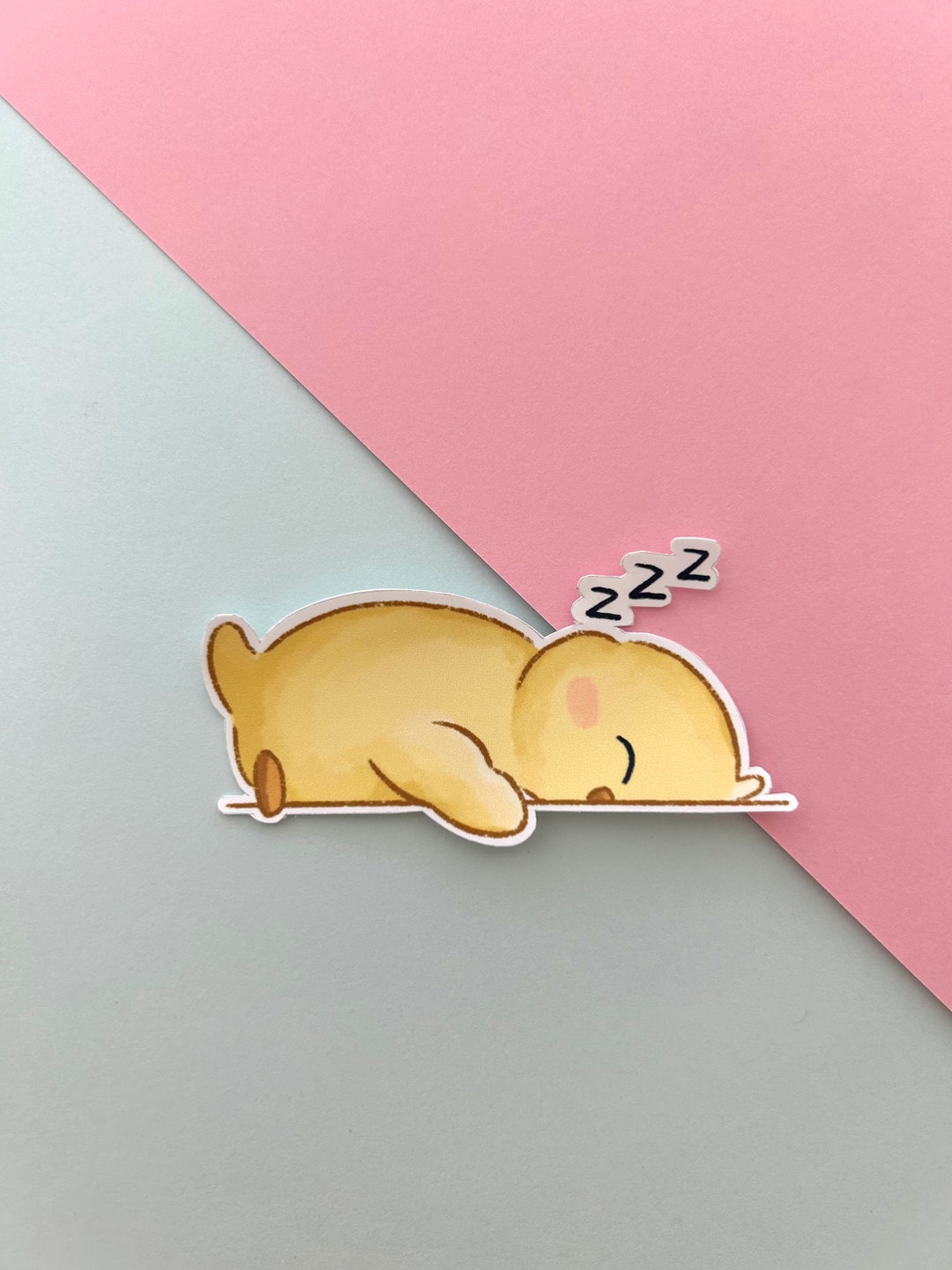 Ducky Sticker Snoozing Sweet Dreams Cute Die Cut Sticker for Laptops ...