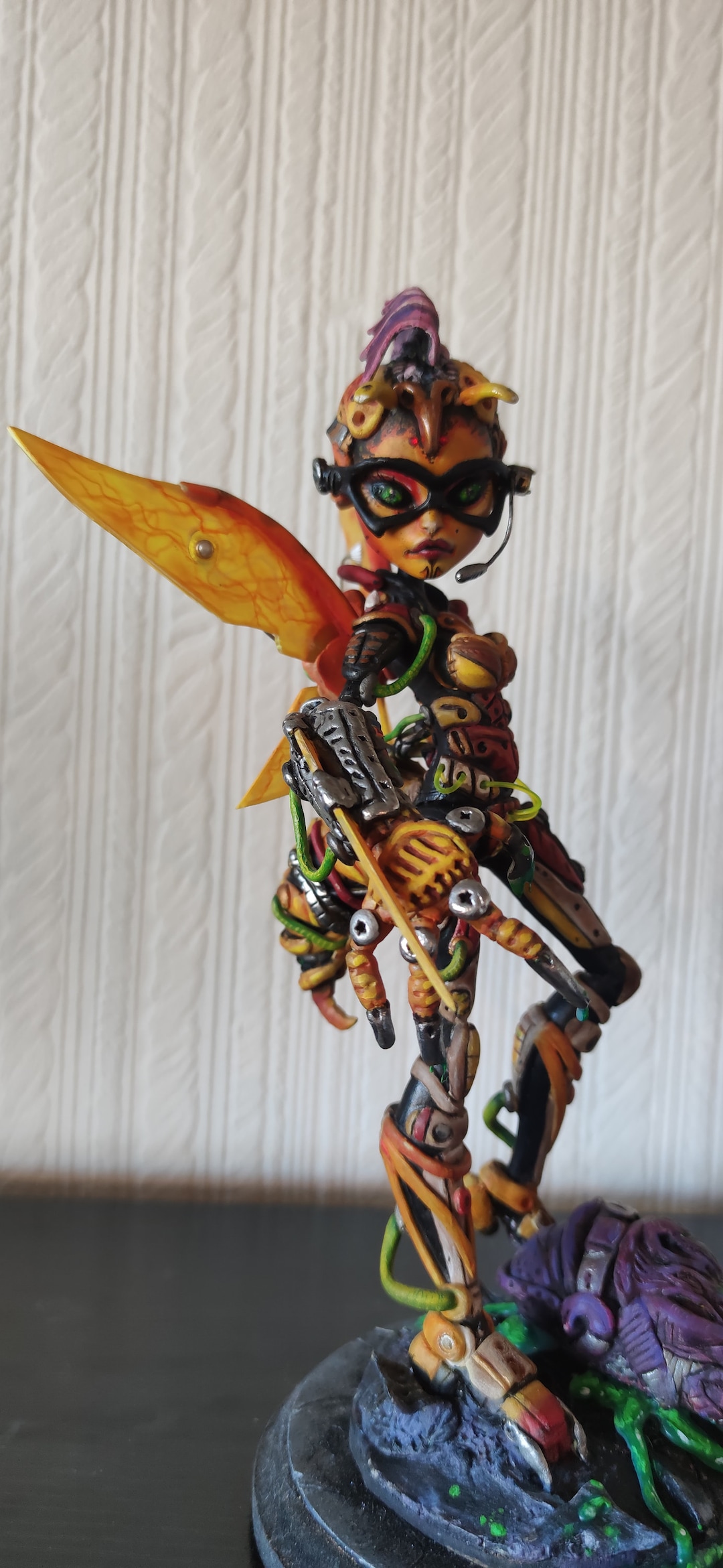 Ooak Custom Figurine. Cyber Warrior - Etsy