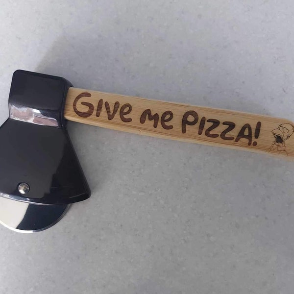 Personalised Axe Pizza Cutter - Etsy UK