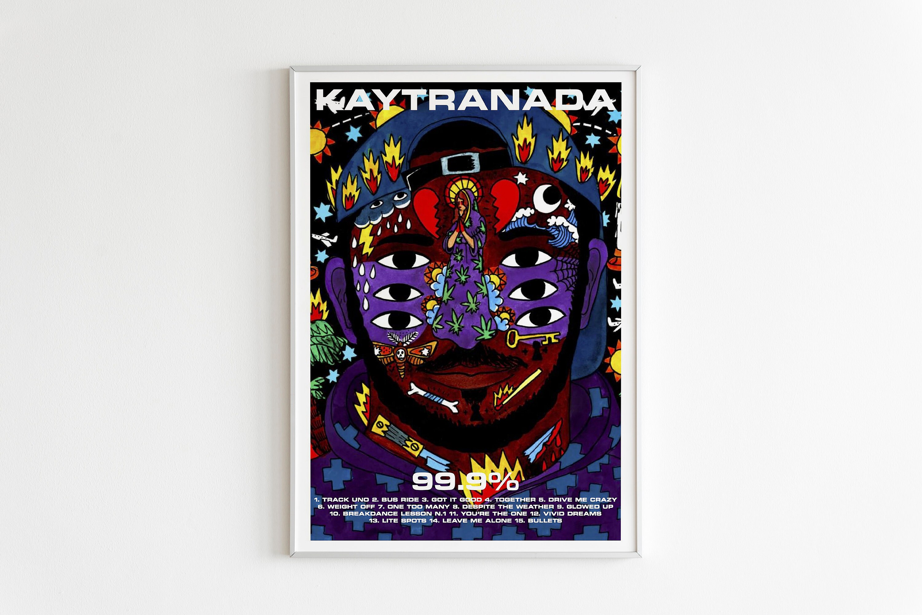 Kaytranada Posters Kaytranada 99.9% Poster Kaytranada Album - Etsy