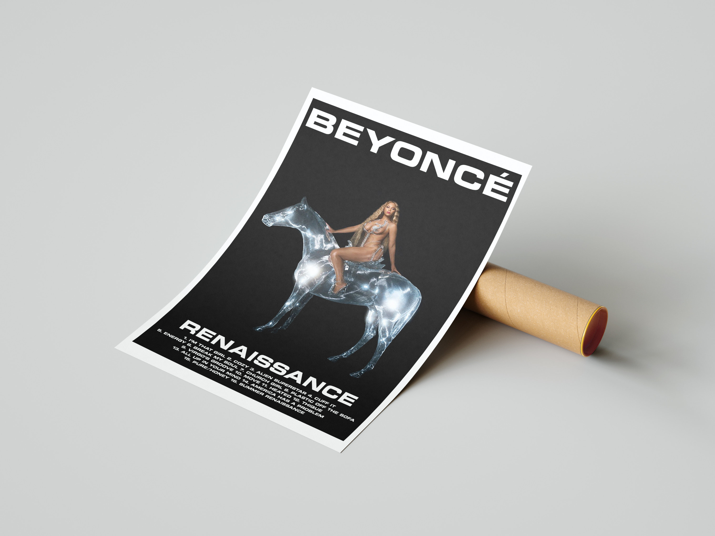 Beyonce Poster, Renaissance Poster, Album Cover Poster Designed & Sold ...