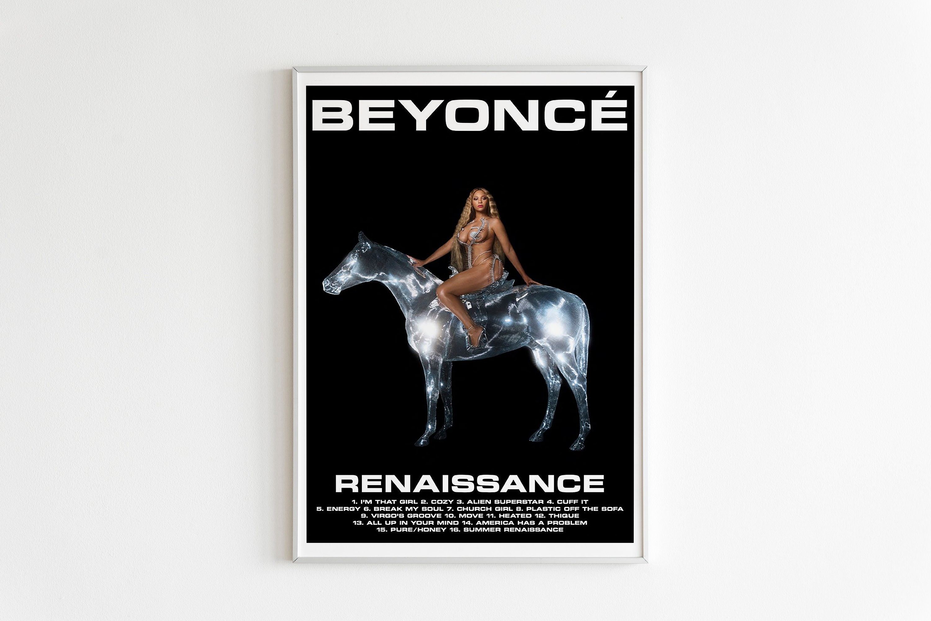 Beyonce Poster, Renaissance Poster, Album Cover Poster, Poster Print Wall Art, Custom Poster ...