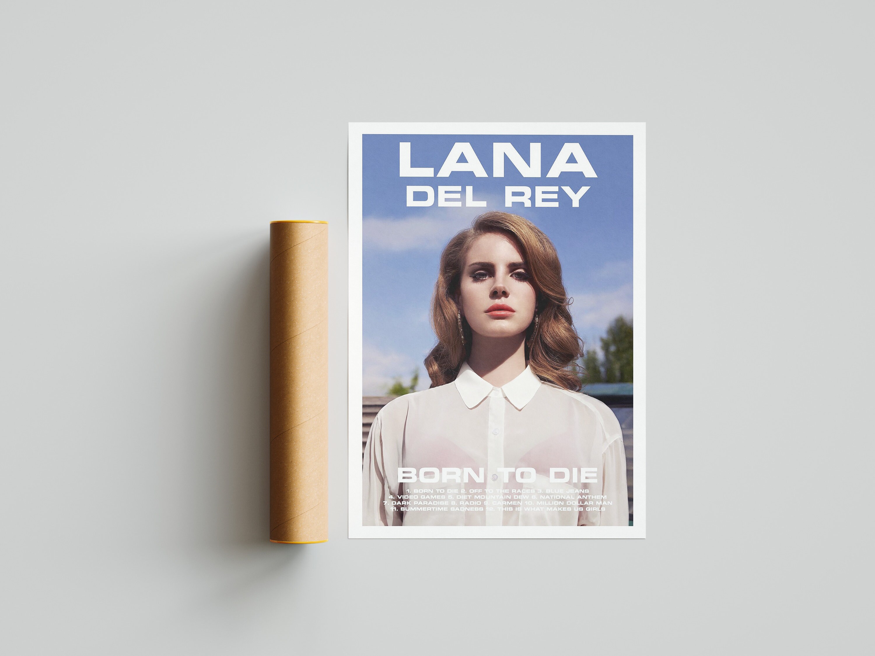 Lana Del Rey Posters, Born To Die Album Poster, Lana Del Rey Album ...