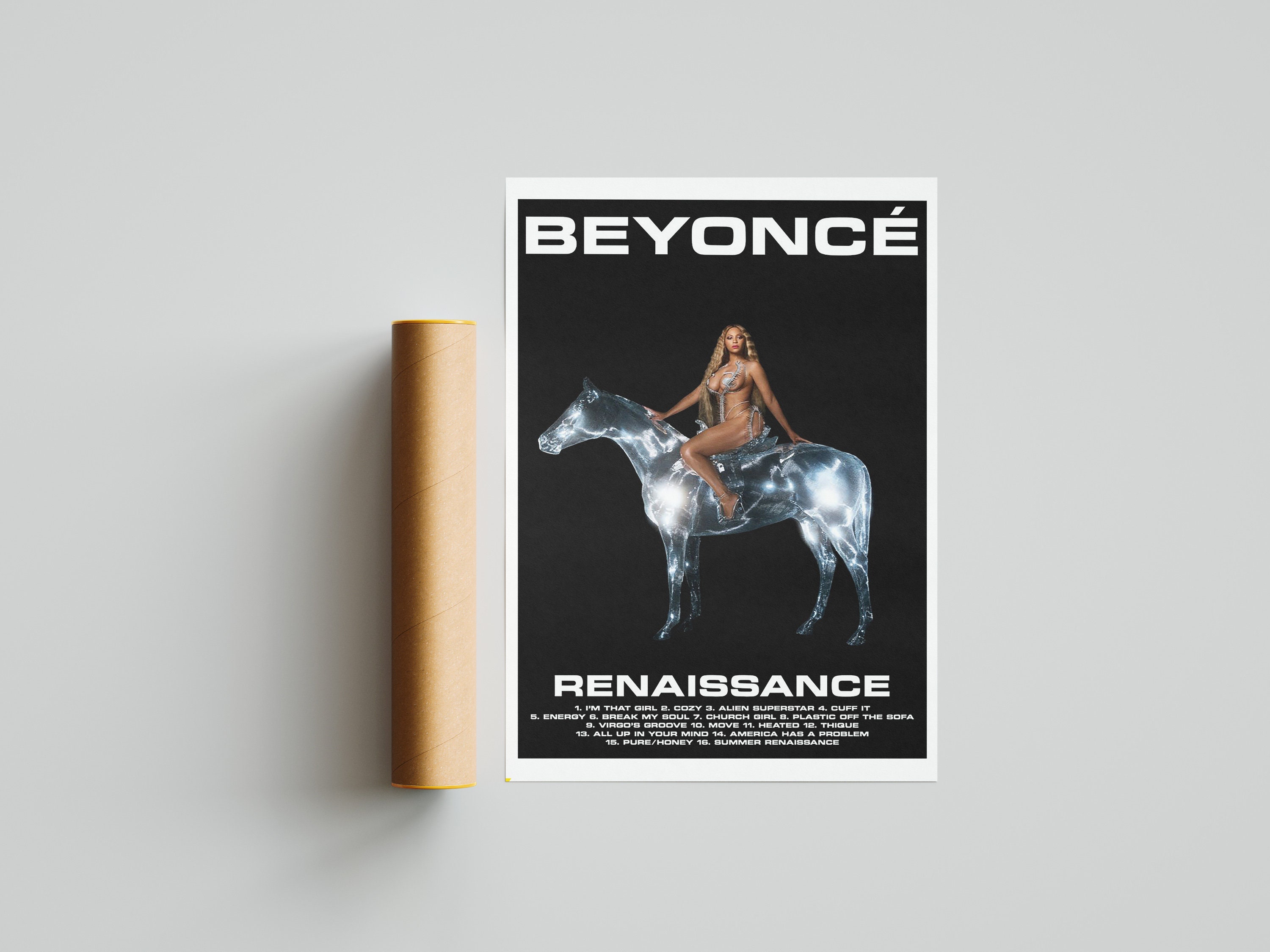 Beyonce Poster, Renaissance Poster, Album Cover Poster, Poster Print Wall Art, Custom Poster ...