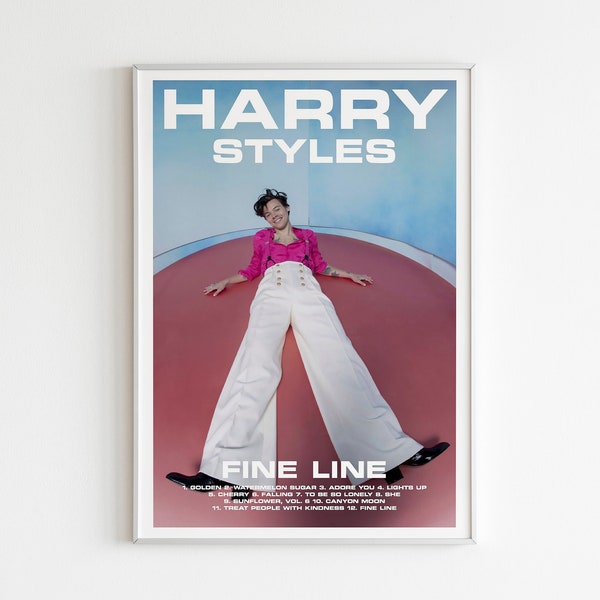 Harry Fine Line Print Etsy