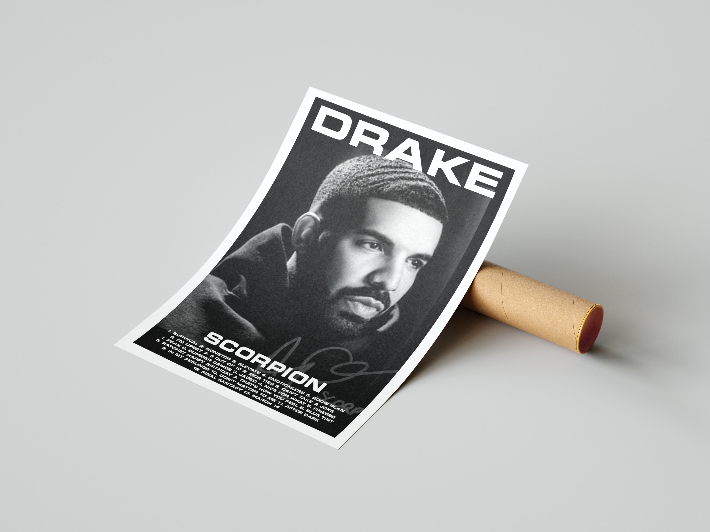 Drake Poster, Scorpion Poster, Album Cover Poster sold by Unattractive ...