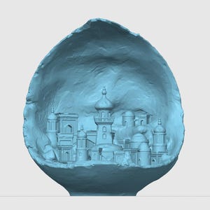 Moon City Showpiece Sculpture for Home Decor Living Room and Gift KM ...