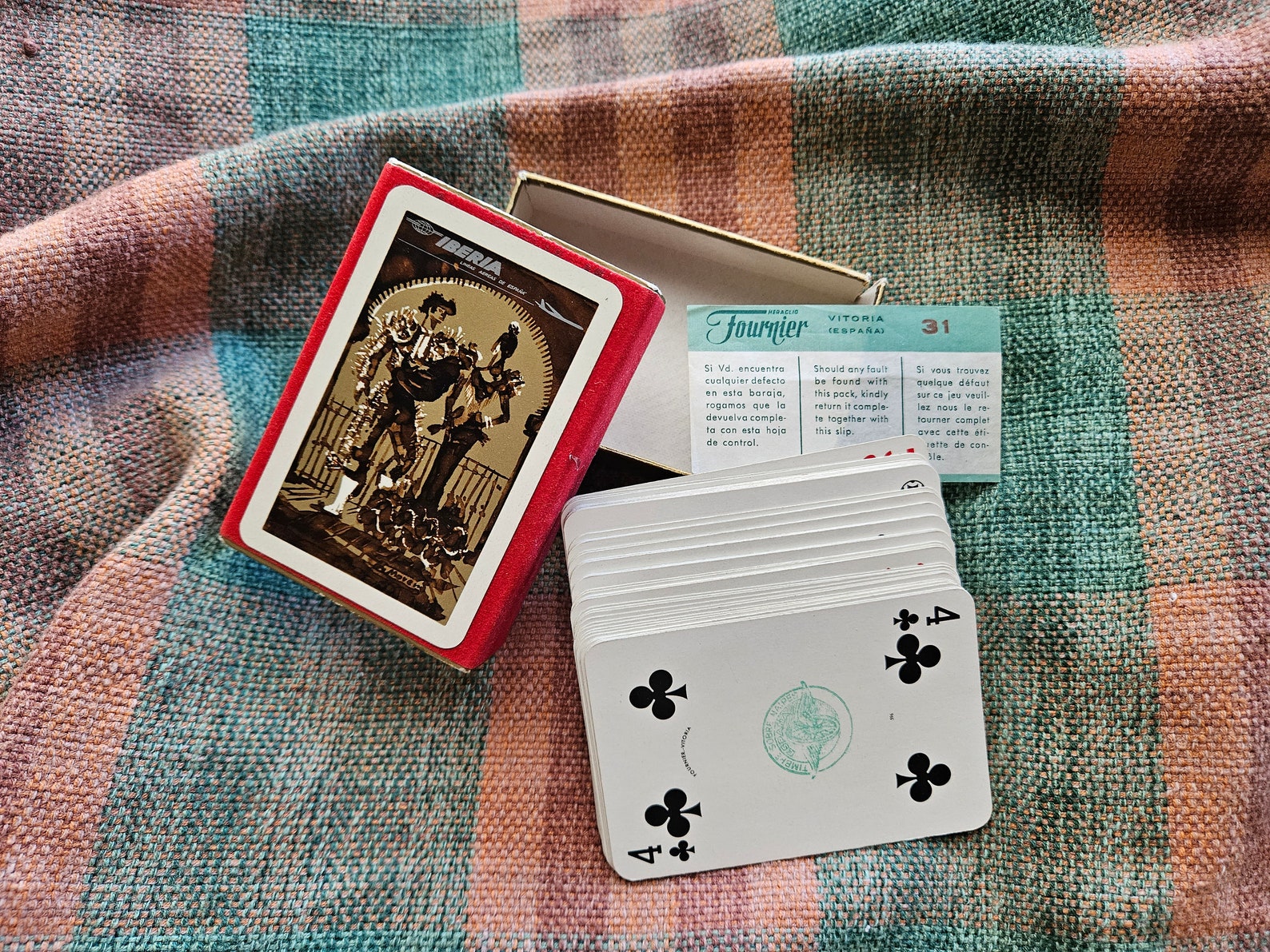 Iberia Airlines Deck of Cards - Etsy