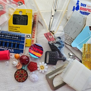 Vintage Sewing Notions/supplies in Old Tins - Etsy