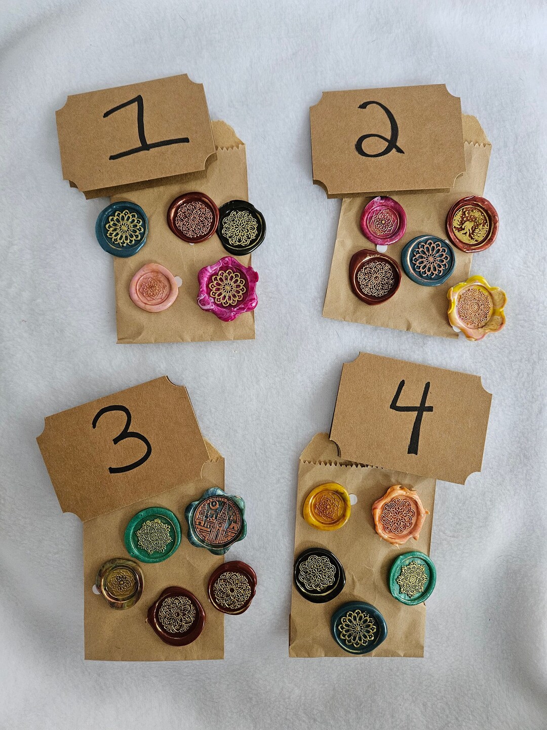 Wax Seal Stickers, Various Seal Stamps - Etsy