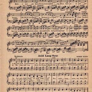 Antique Music Sheets - Volume 1, Digital Download - Etsy