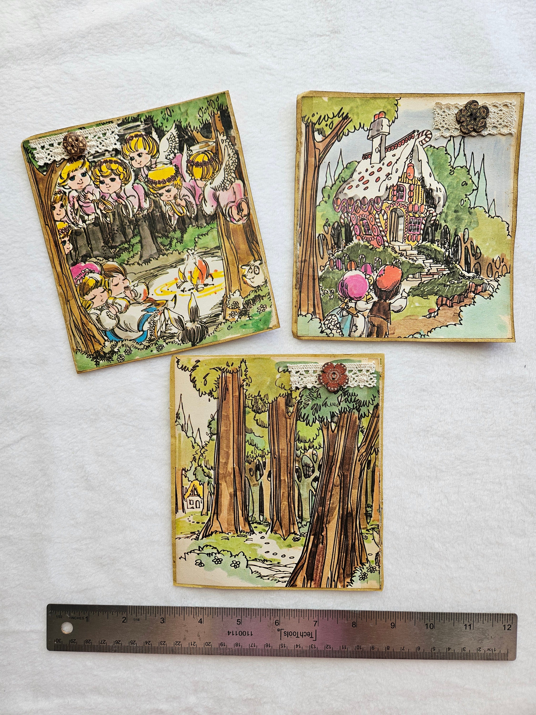 Hansel and Gretel Journal Cards, Large - Etsy