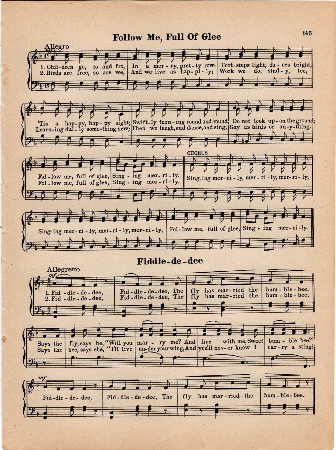 Antique Music Sheets - Volume 1, Digital Download - Etsy