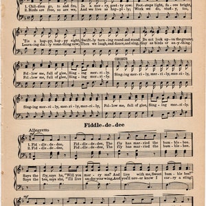 Antique Music Sheets - Volume 1, Digital Download - Etsy