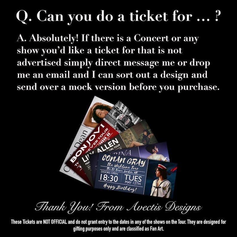 Personalised Concert Ticket | the Weeknd After Hours Til Dawn Tour 2026 ...