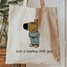 Just a Low Key Chill Guy Meme Tote Bag, Tiktok Viral Meme for Gifts for ...