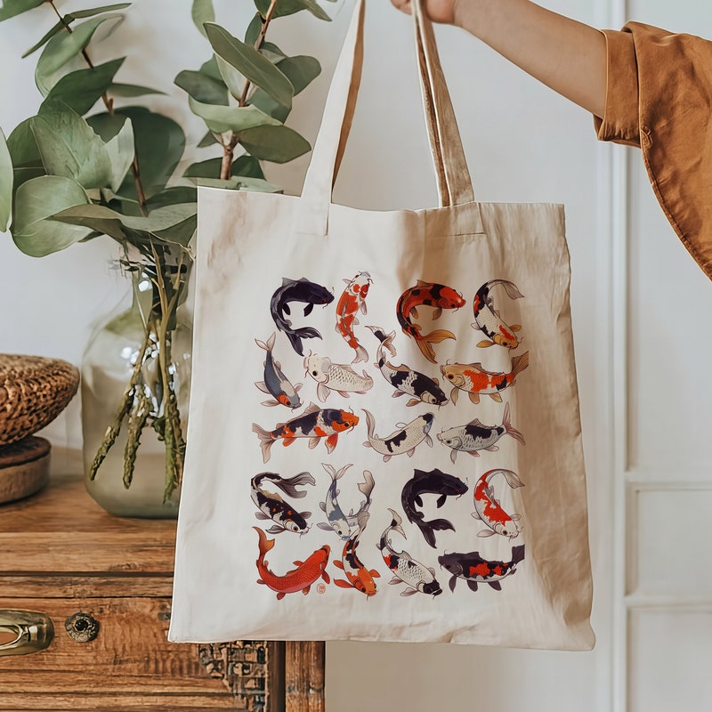 Fish Tote Bag - Etsy