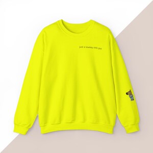 Just a Low Key Chill Guy Meme Sweatshirt, Tiktok Viral Sweater for ...
