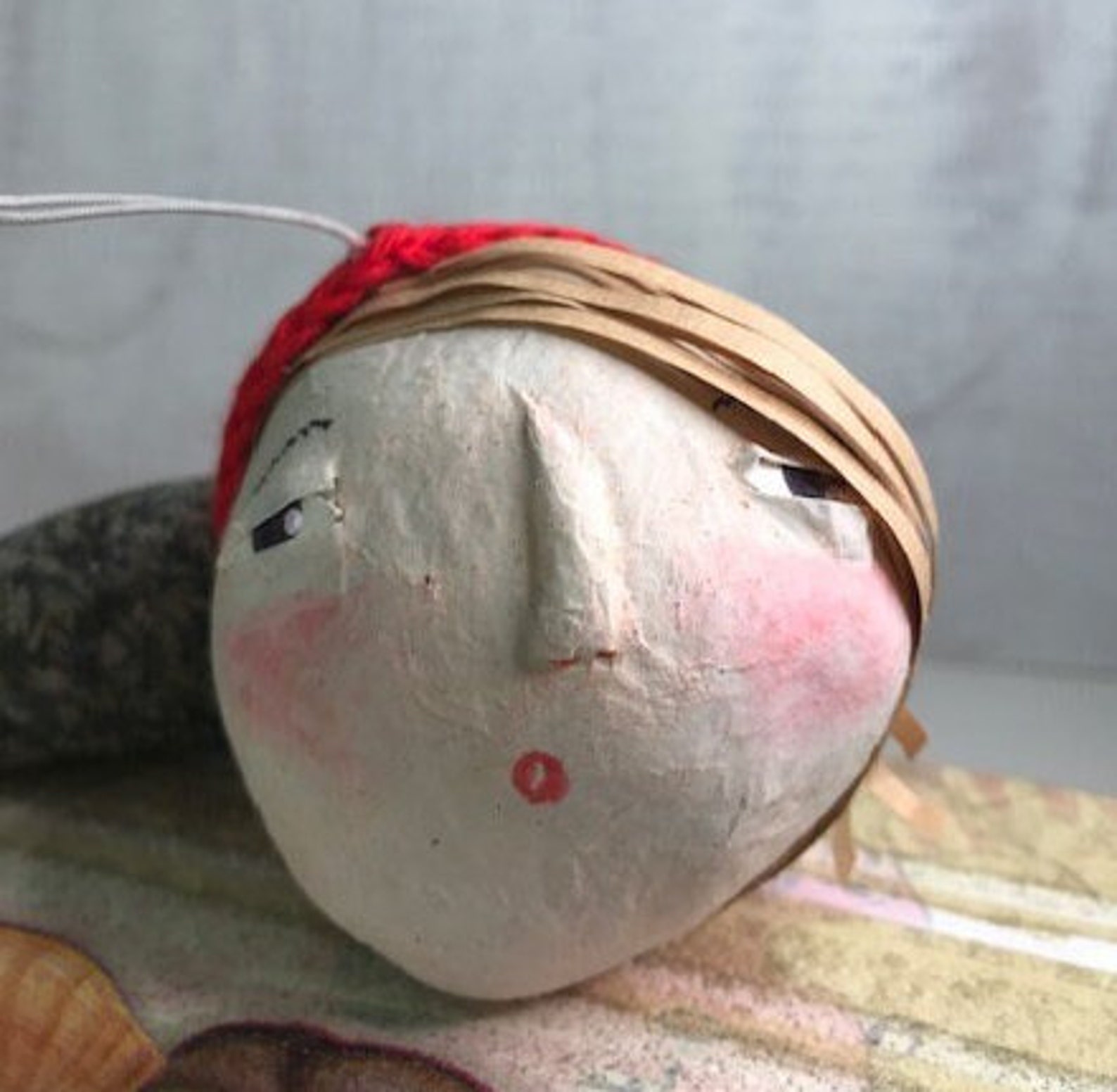 Art Object, Handmade, Papier Mache, Paper Clay, One-of-a-kind, Figure ...