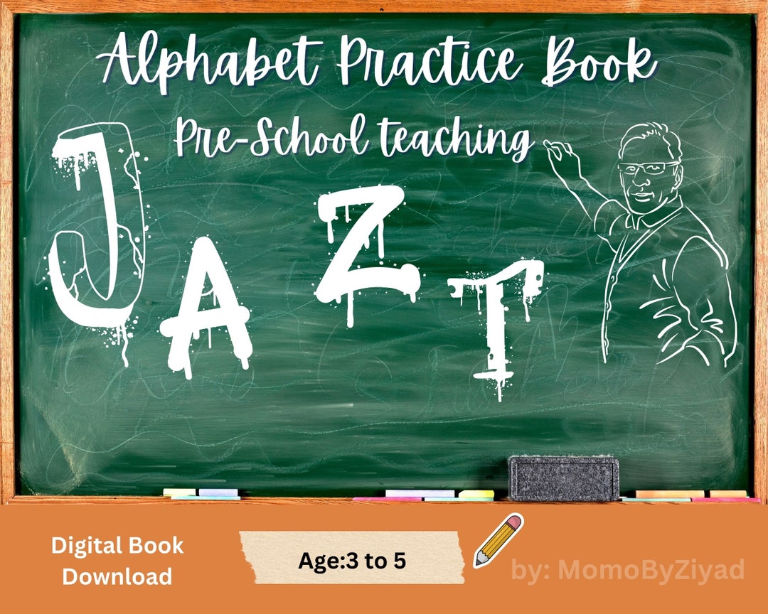 Alphabet Practice Book - Etsy