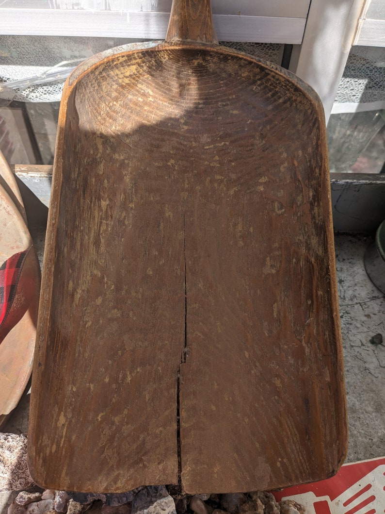 Vintage Primitive Antique Wood Rice Grain Scoop Nice and Early - Etsy