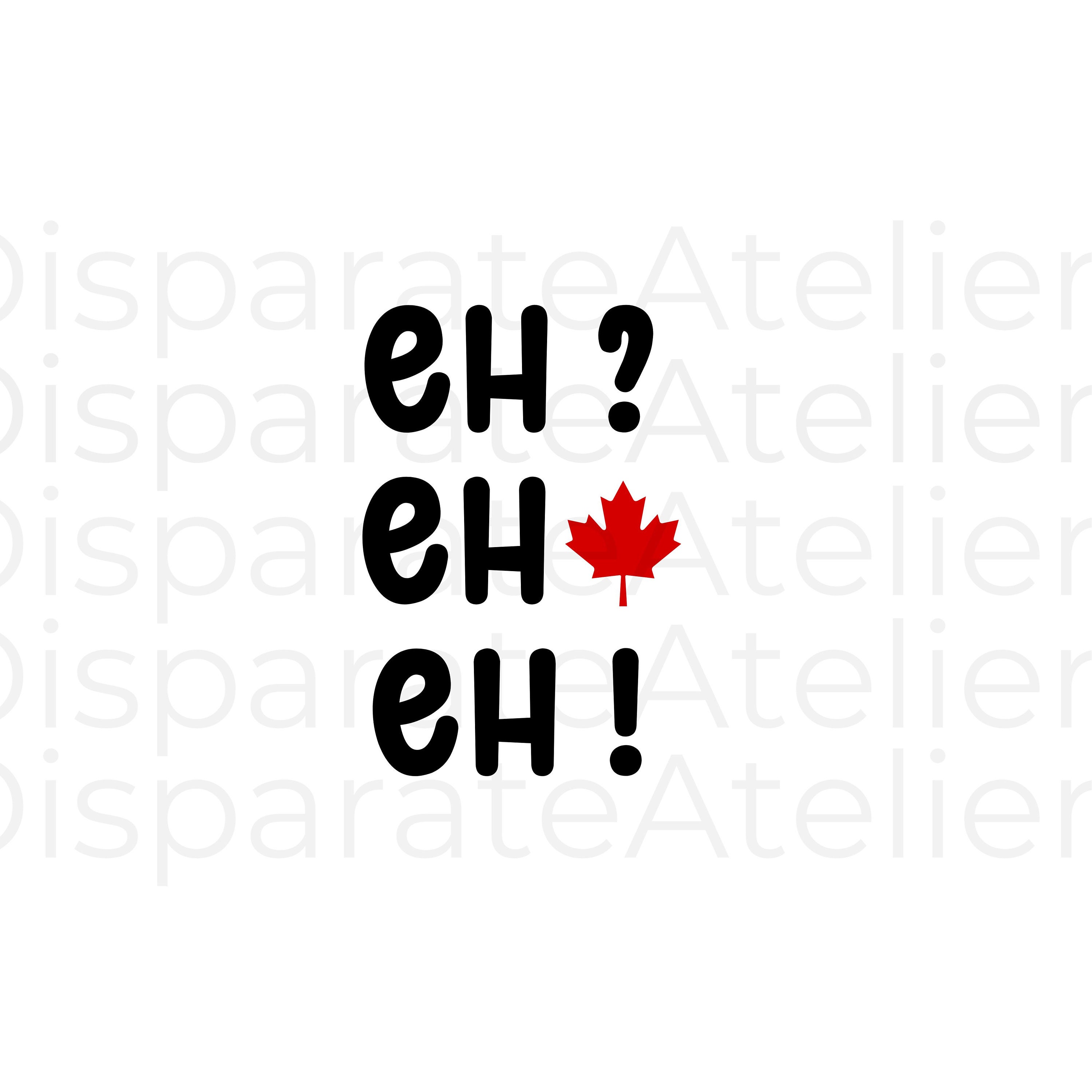 Canada eh Text Logo Digital Download PNG Canada - Etsy