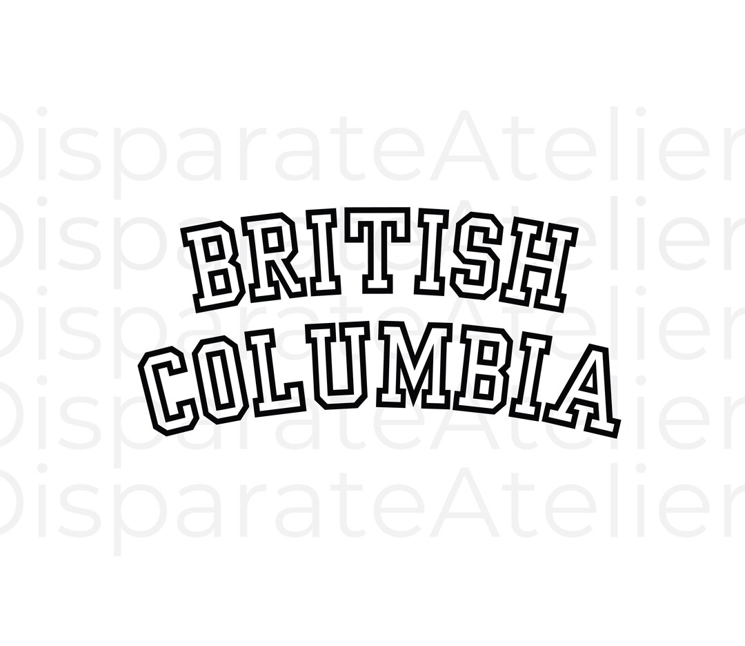 British Columbia Digital SVG PNG Image/printables/stencils for Cricut ...