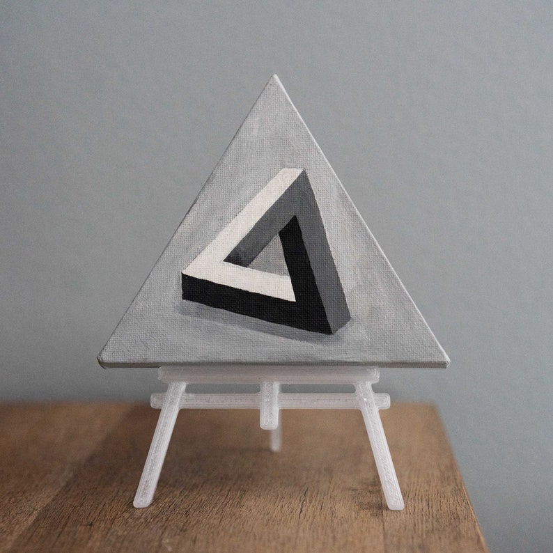Impossible Object | Optical Illusion | Penrose Triangle | Geometric ...