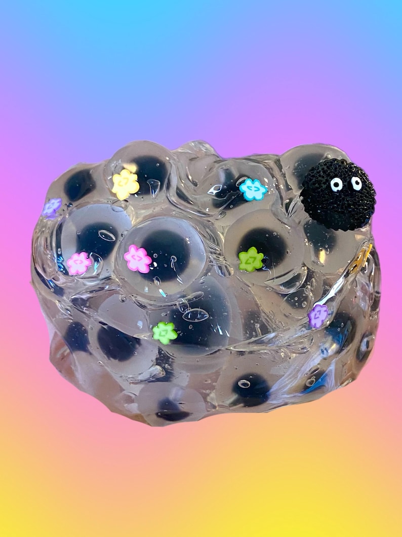 Frogspawn Clear Slime: Slime Fluffs - Etsy