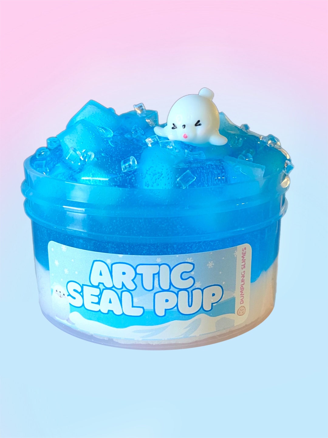 Artic Seal Pup Slime, Cloud Dough Slime, Jelly Cube Slime, Float Slime ...