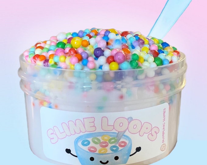 Cereal Slime, Fruit Loops Slime, Thick and Glossy Slime, Floam Slime ...
