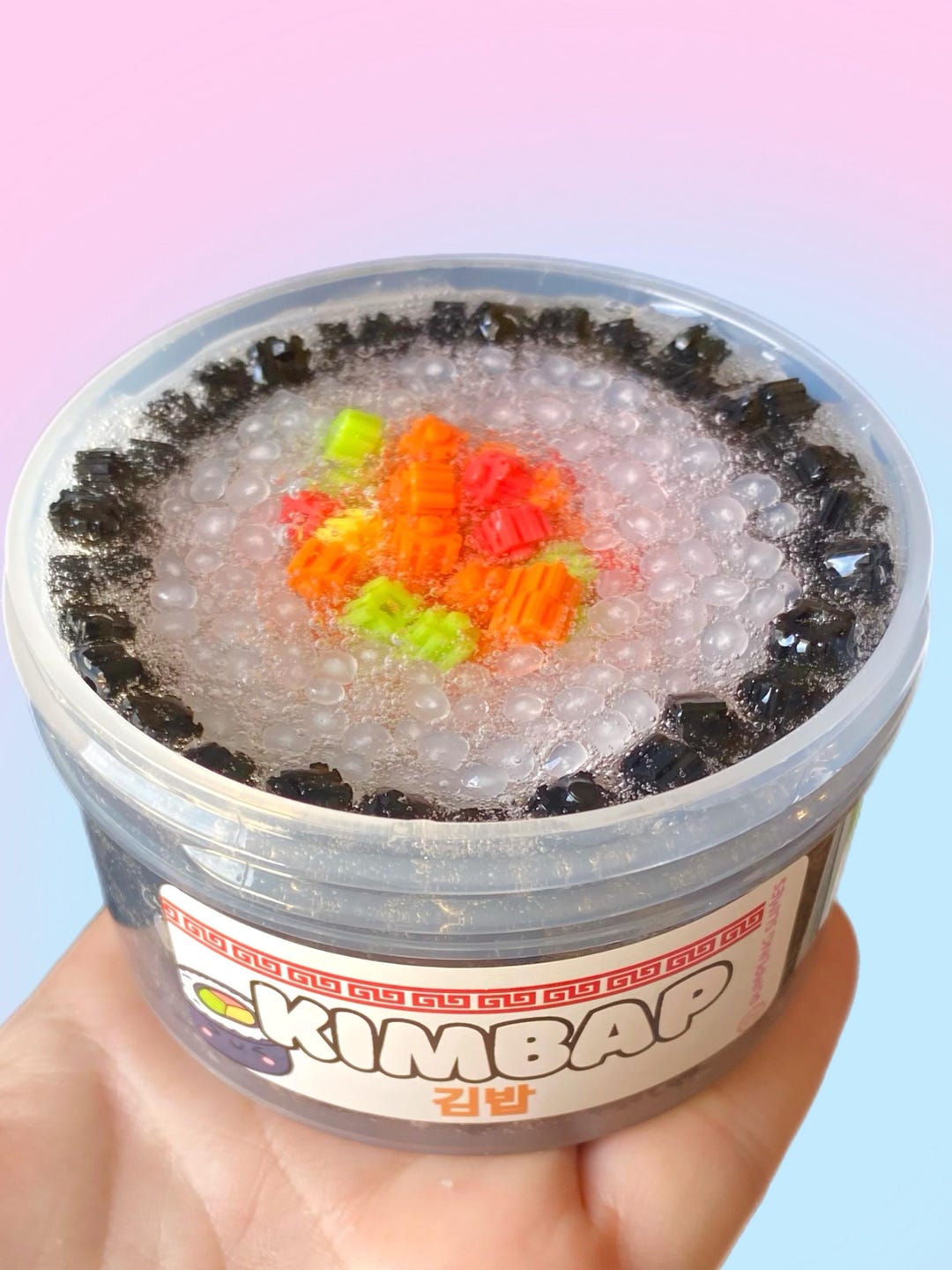 Kimbap Blockbead Slime, Crunch Bomb Slime, Crunchy Slime, Slime, Kids ...