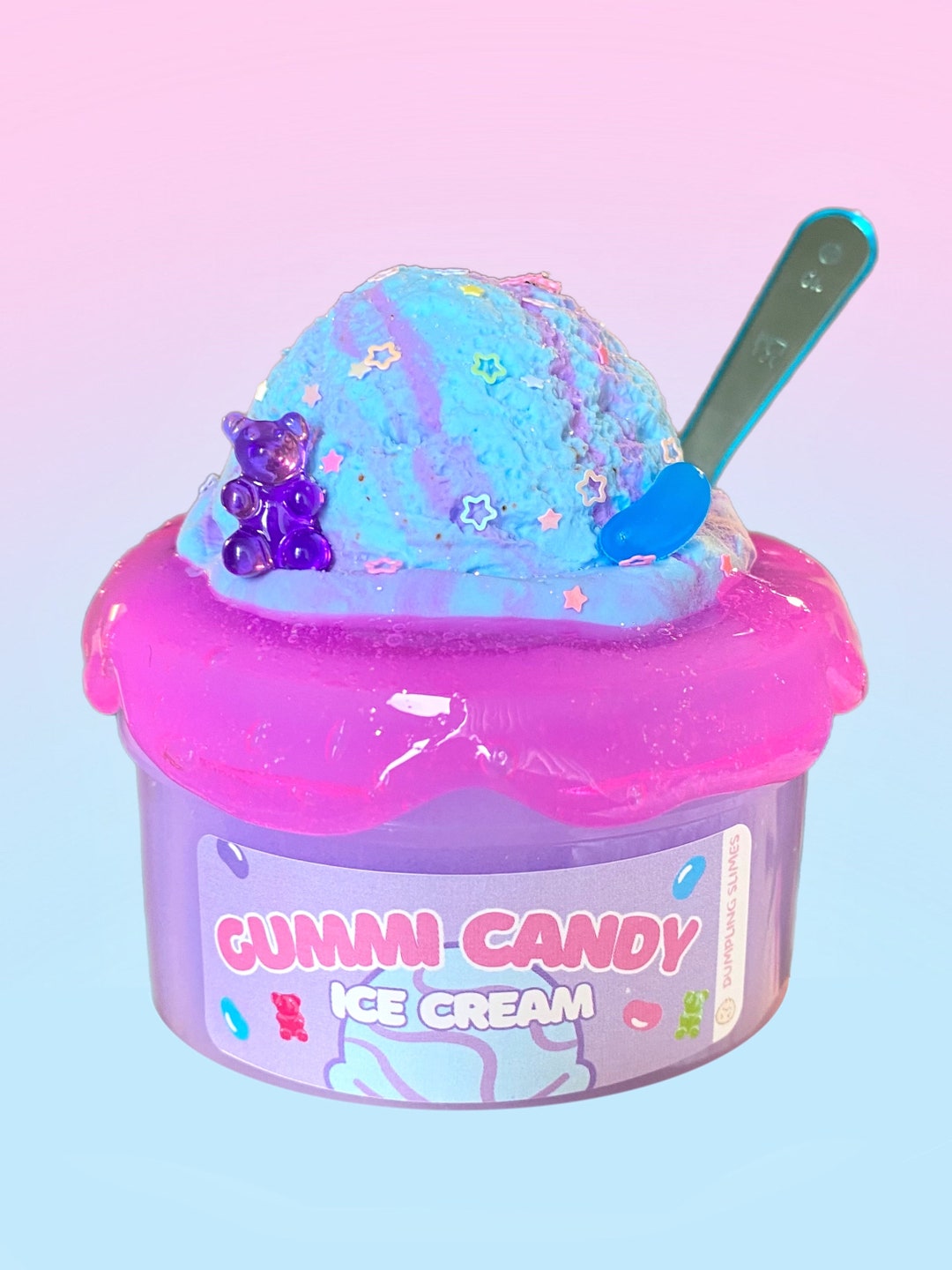 Gummy Bear Candy Ice Cream Slime, Icee Slime, Diy Slime Kit, Kids ...