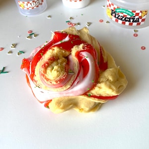 Pizza DIY Slime Kit: Cloud Cream, Glossy Food Slime, Kids Fidget Toy - Etsy