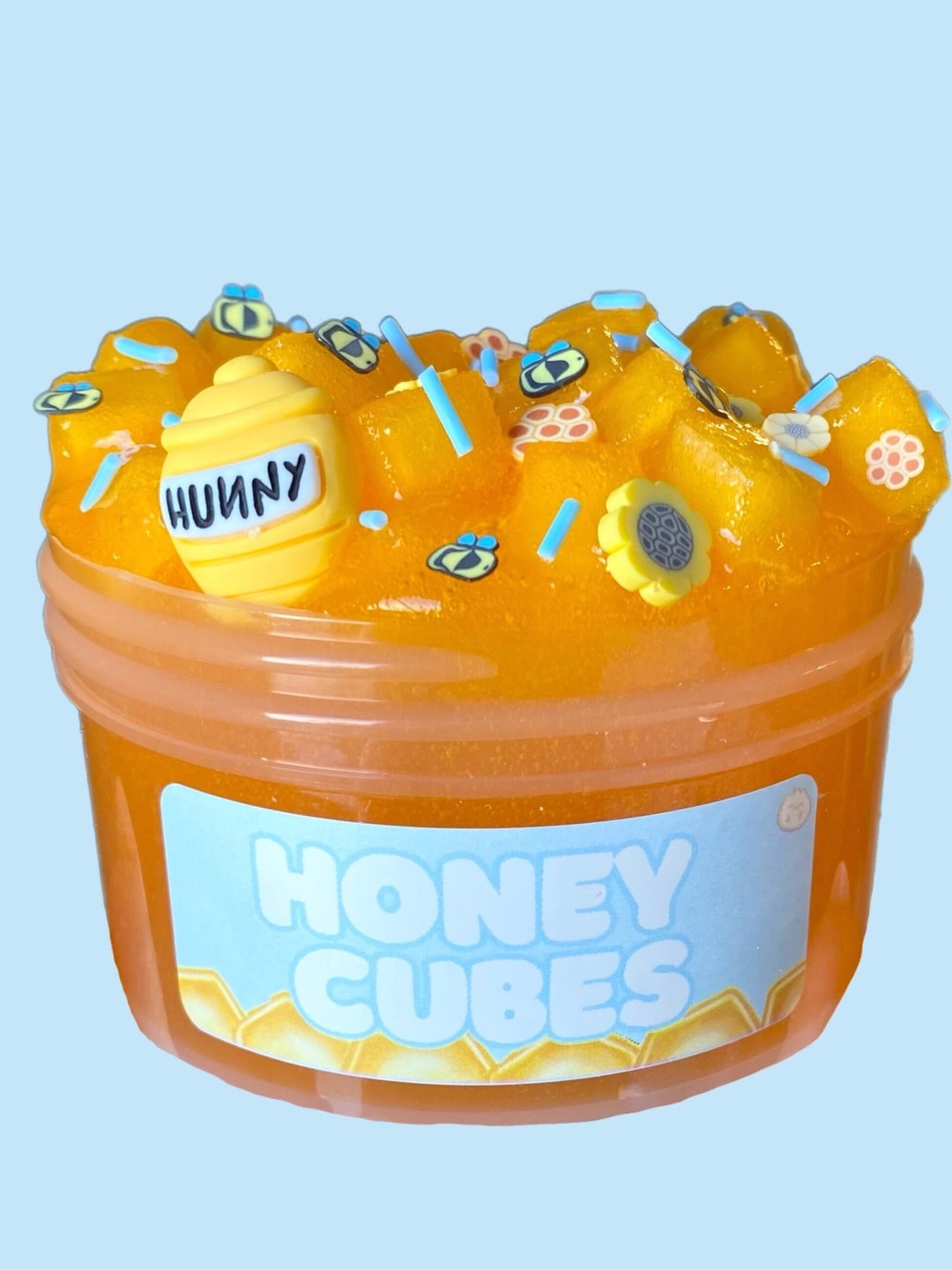 Honey Cubes Slime Jelly Cube Slime DIY Slime Bee Slime - Etsy