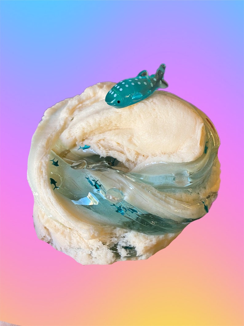 Shark Beach Slime, Cloud Slime, Clear Slime, Ocean Slime, Birthday Gift ...