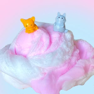 Kitty Fluff Slime, Cat Slime, Cloud Slime, Kitten Slime, Cat Gift ...