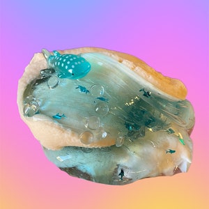 Shark Beach Slime, Cloud Slime, Clear Slime, Ocean Slime, Birthday Gift ...