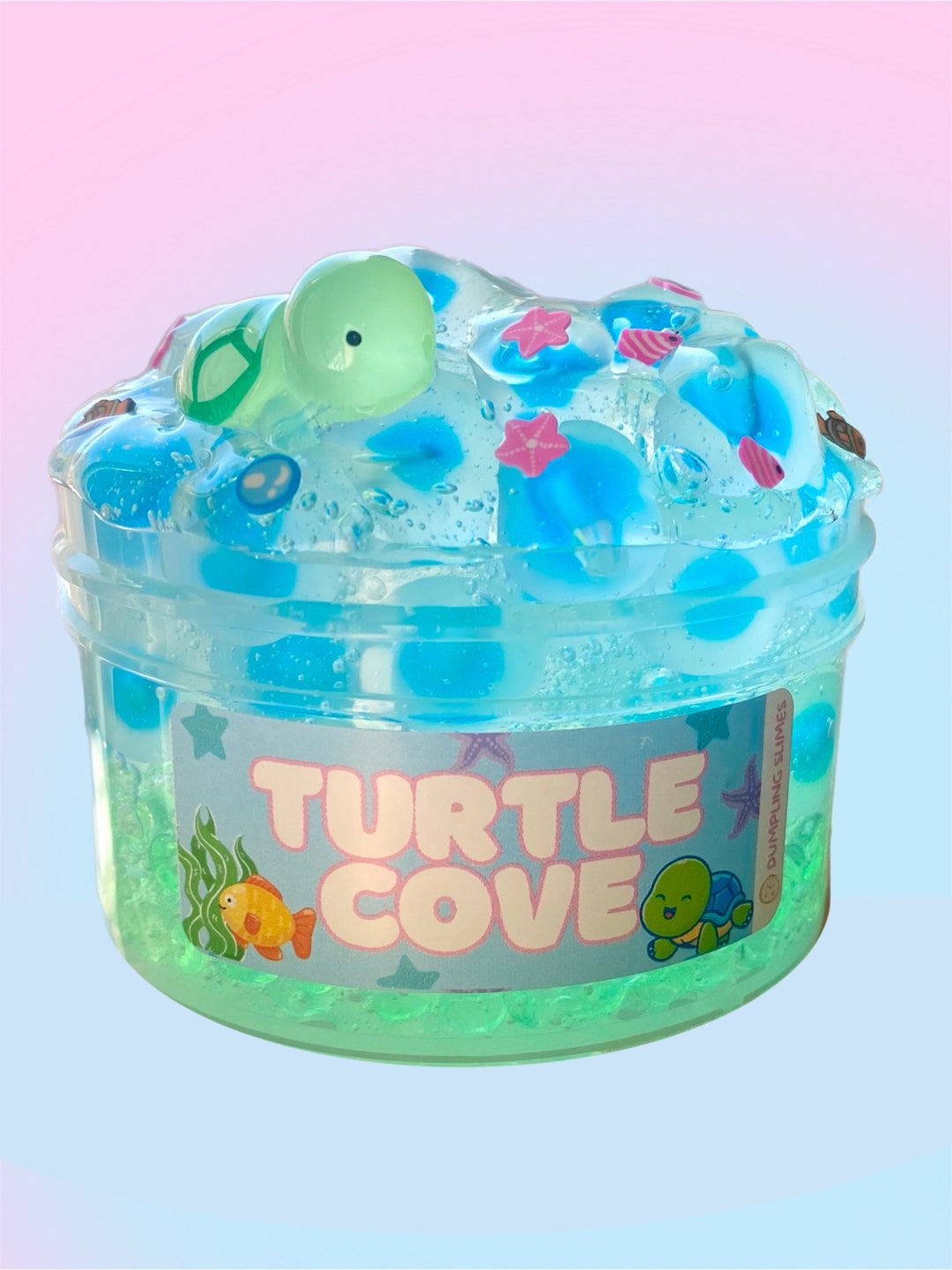 Turtle Cove Frogspawn Slime, Frog Spawn Slime, Fishbowl Beads Slime ...
