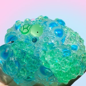 Turtle Cove Frogspawn Slime, Frog Spawn Slime, Fishbowl Beads Slime ...