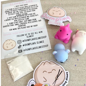 Moon Light Cubes Slime, Cloud Dough Slime, DIY Slime, Jelly Cube Slime ...