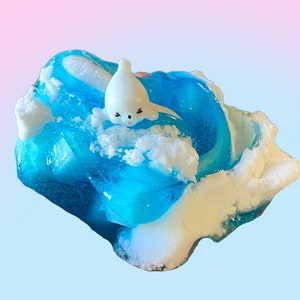 Artic Seal Pup Slime, Cloud Dough Slime, Jelly Cube Slime, Float Slime ...