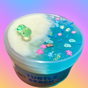 Turtle Beach Slime, Cloud Slime, Clear Slime, Ocean Slime, Birthday ...