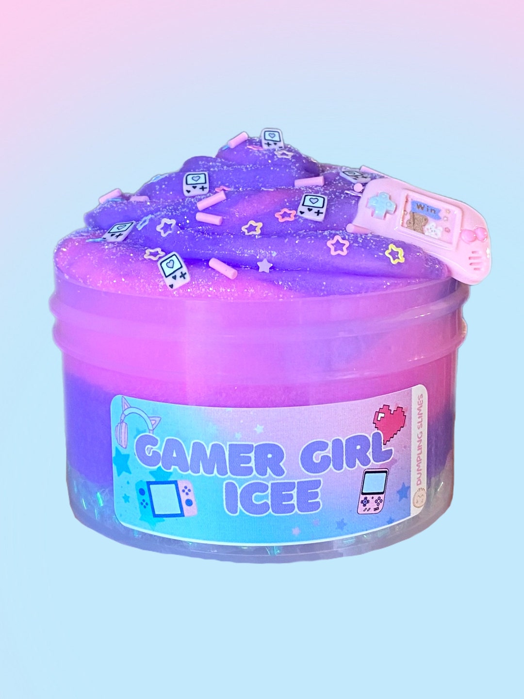 Gamer Girl Icee Slime: Bingsu Beads DIY Slime, Game Console Charm - Etsy