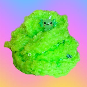Alien Axolotl Slime, Snow Fizz Slime, Axolotl Slime, Crunchy Slime ...