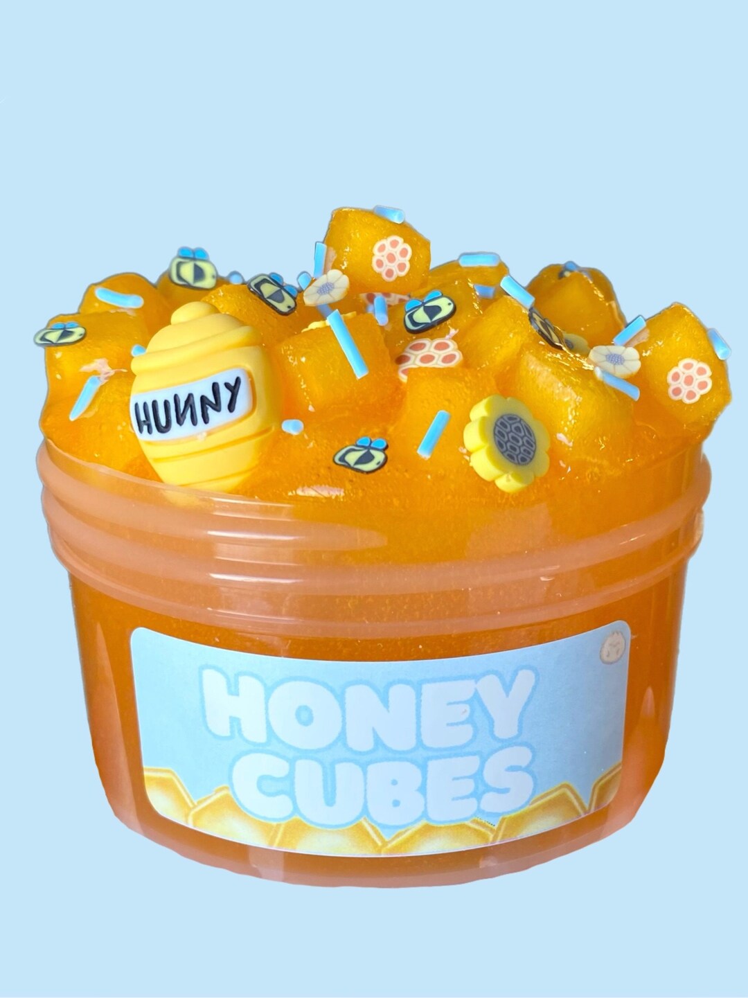 Honey Cubes Slime, Jelly Cube Slime, DIY Slime, Bee Slime, Kids Gift ...