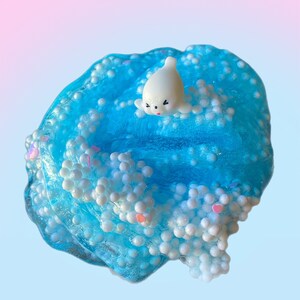 Baby Seal Bubbles, Floam Slime, Clear Slime, Birthday Gift, Stress ...