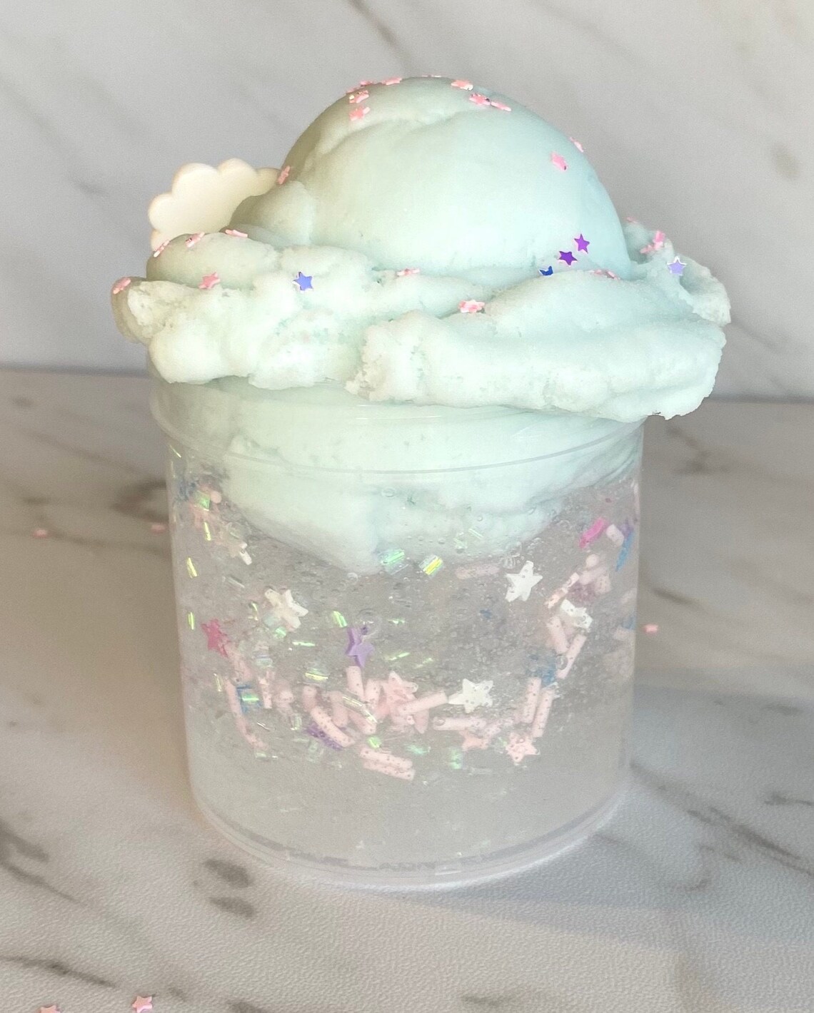 Cloud Dreams, Icee Clear Slime, Cloud Charm, Star Sprinkles, Bubblegum ...
