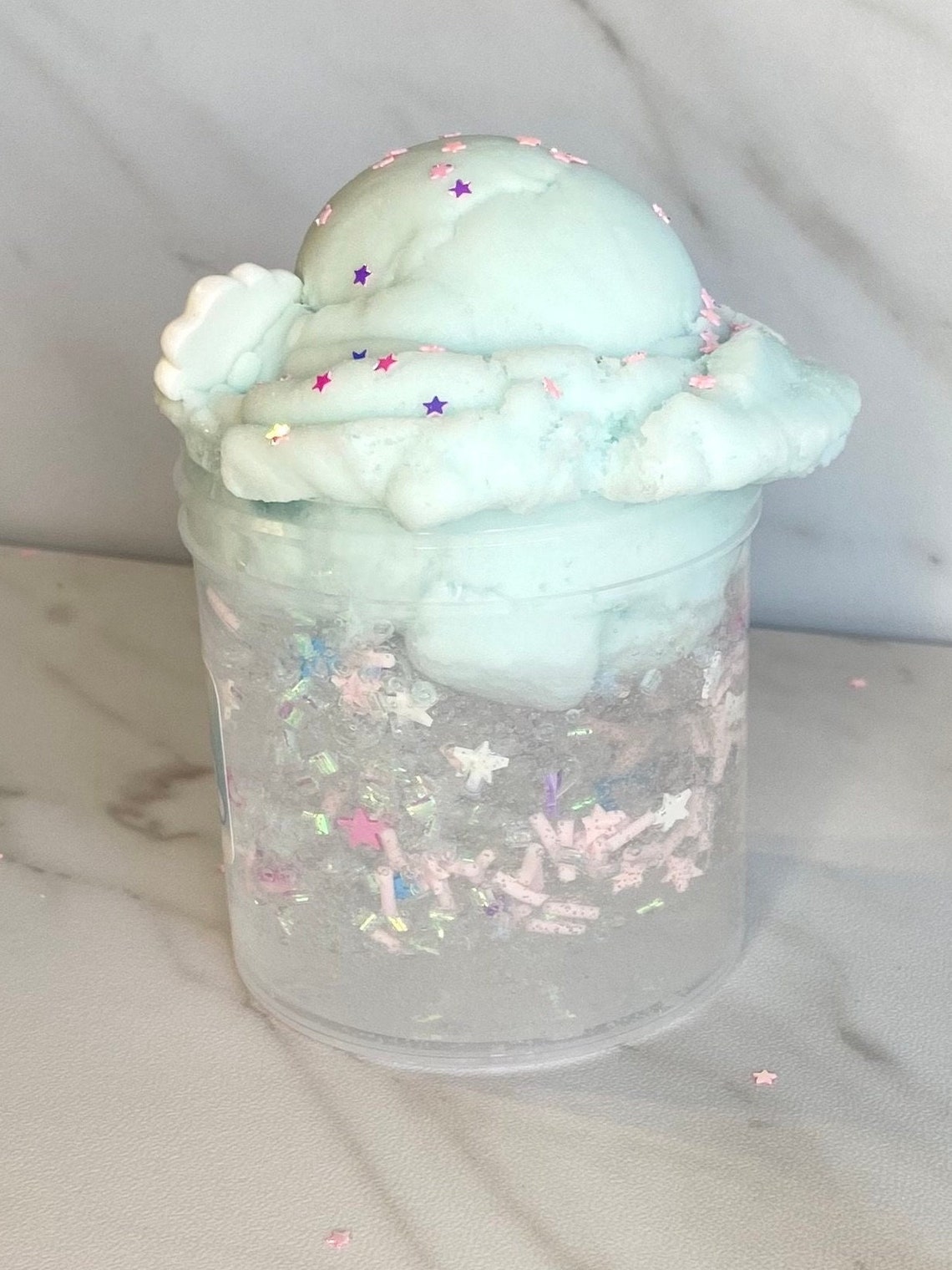 Cloud Dreams, Icee Clear Slime, Cloud Charm, Star Sprinkles, Bubblegum ...