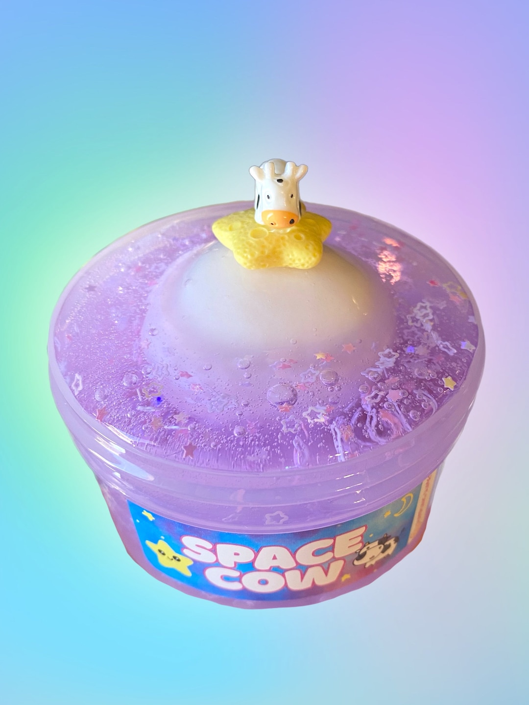 Space Cow Slime, Cloud Crème Slime, Clear Slime, Float Slime, Birthday ...